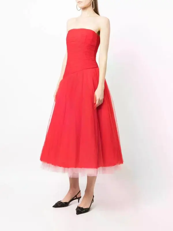 LEO LIN Rosalie Bustier Midi Dress