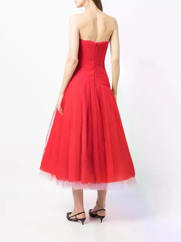 LEO LIN Rosalie Bustier Midi Dress