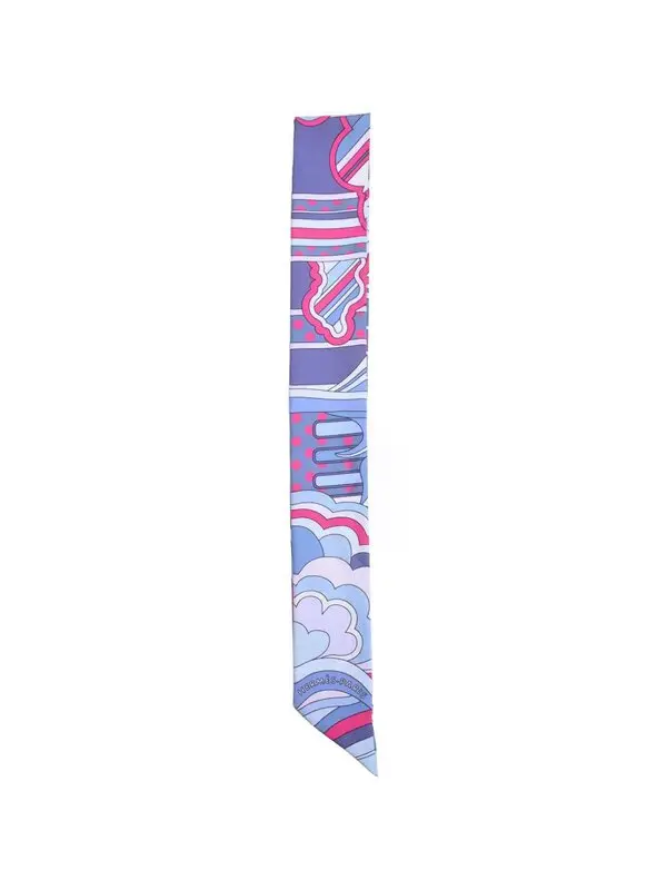 Hermès Faubourg Rainbow Twill Scarf - Blue
