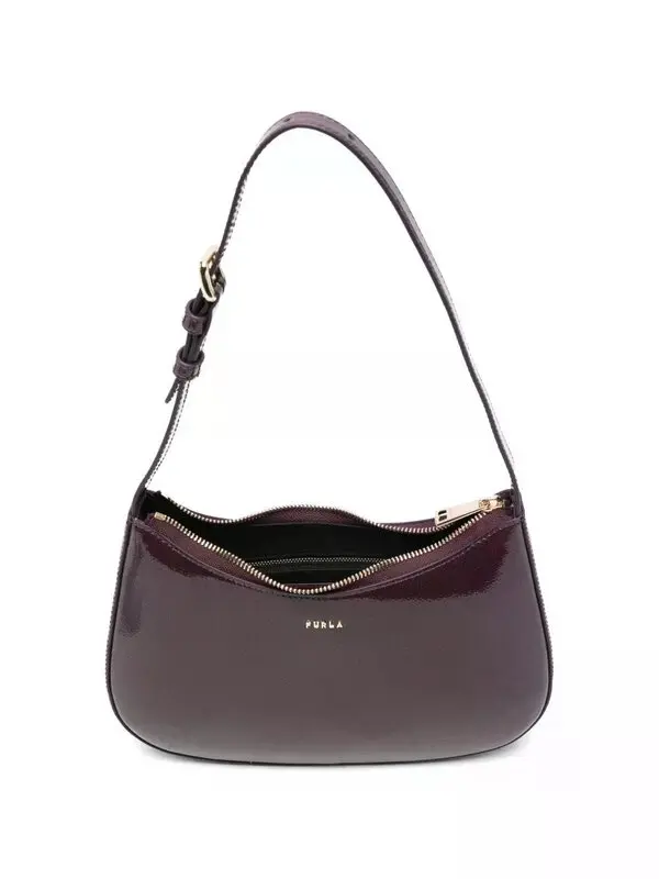 Furla Leather Shoulder Bag - Purple