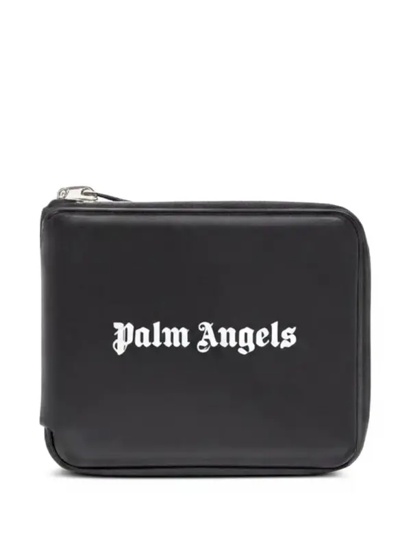 Palm Angels Logo-print Zip-around Wallet
