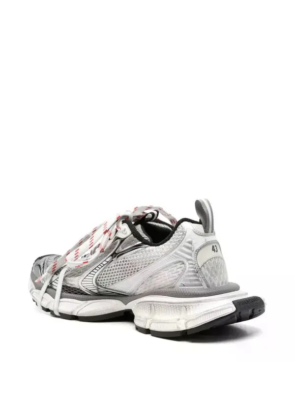 Balenciaga 3xl Split Logo Sneakers - Silver