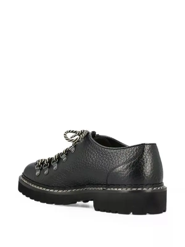 DOUCAL'S Grained-leather Lace-up Derby Shoes