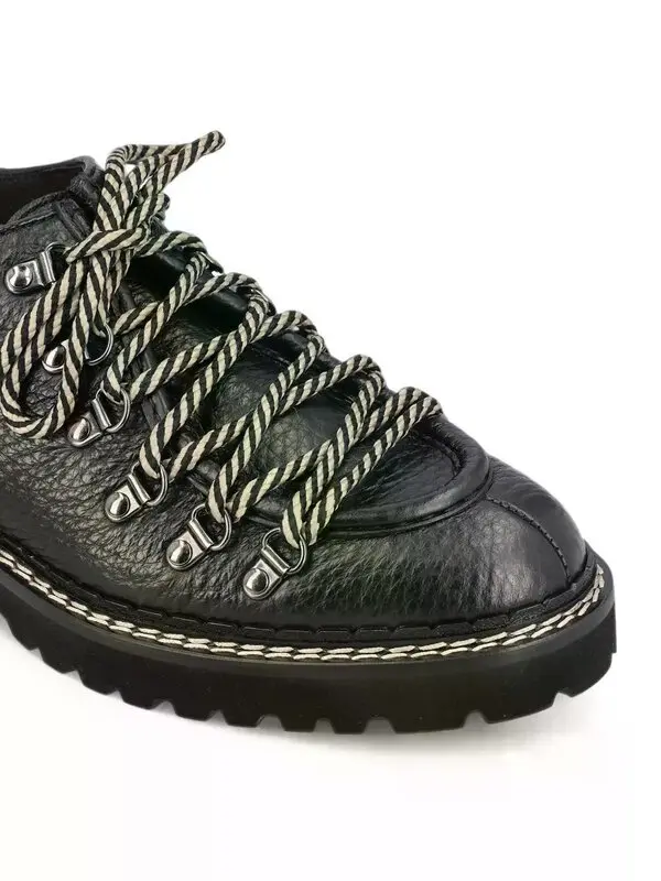 DOUCAL'S Grained-leather Lace-up Derby Shoes