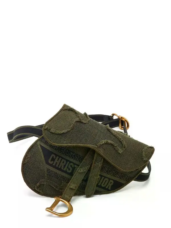 Dior Embroidered Canvas Belt Bag