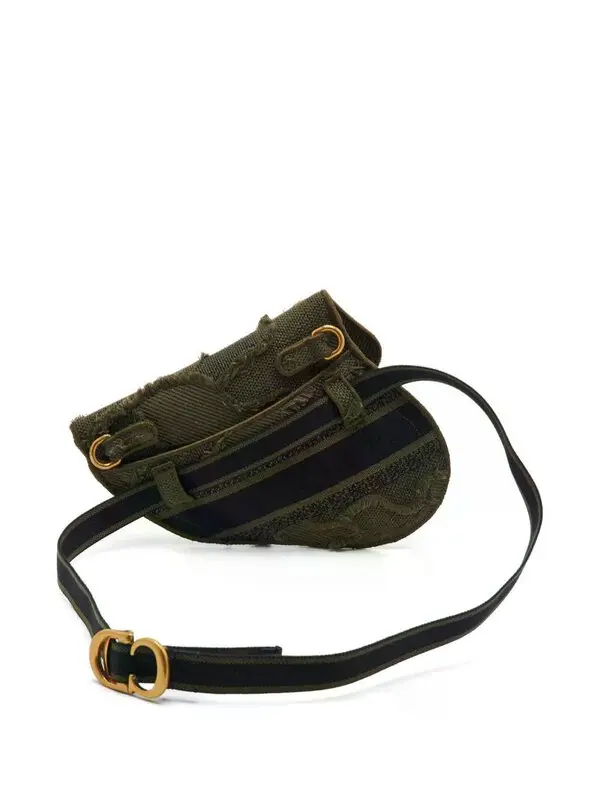 Dior Embroidered Canvas Belt Bag