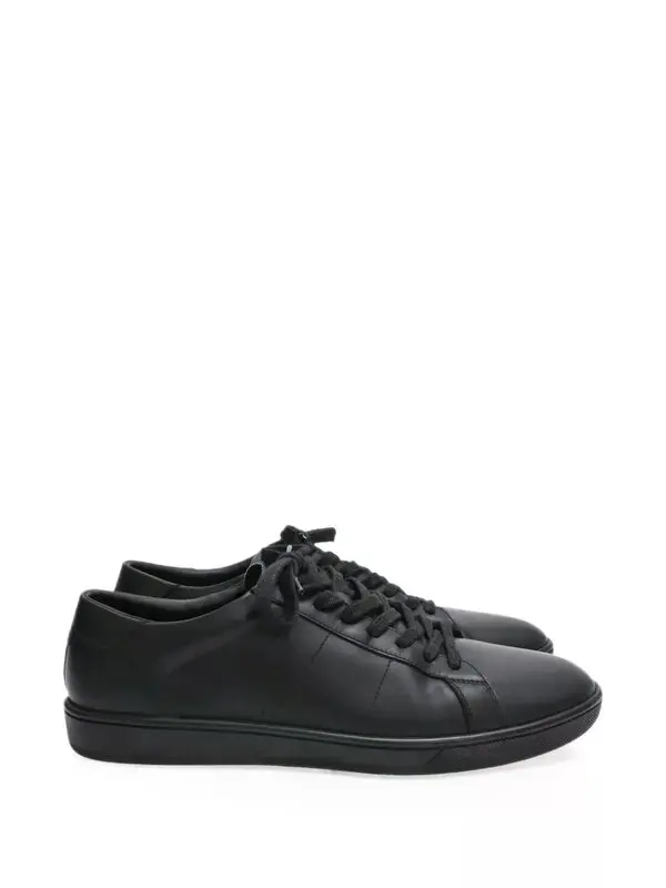 Saint Laurent Sl/01 Low-top Leather Sneakers - Black