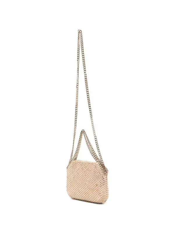Stella McCartney Crystal-embellished Mini Tote Bag - Neutrals