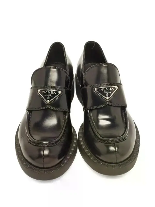 Prada Chocolate Chunky Loafers
