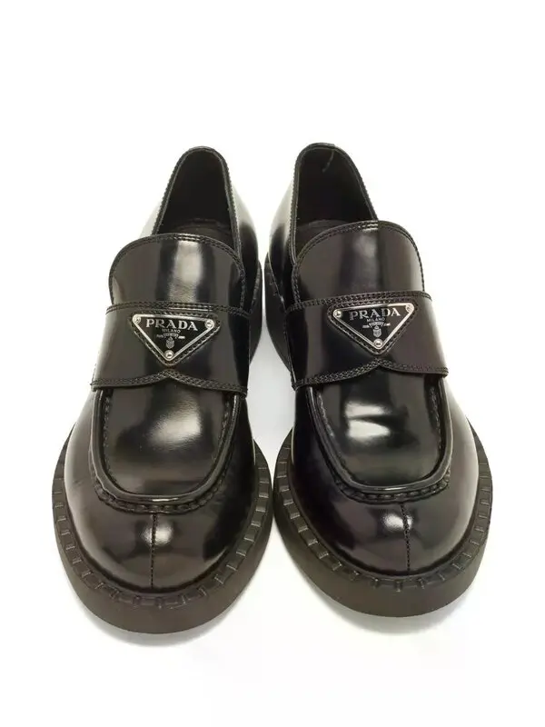 Prada Chocolate Chunky Loafers