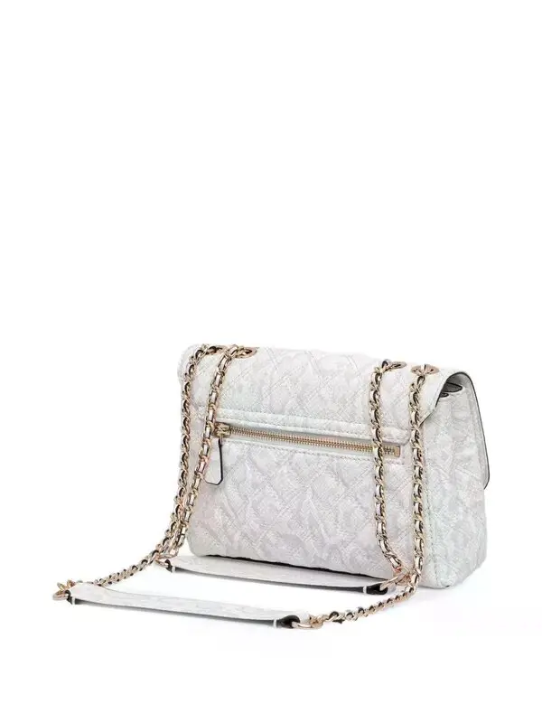 Guess Quilted Snake-effect Shoulder Bag