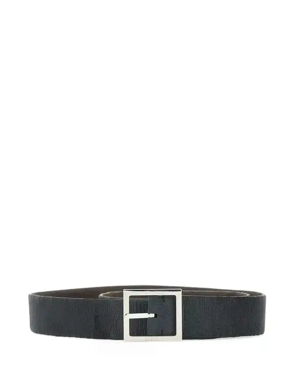 Orciani Chevrette Double Reversible Frosted Belt - Black