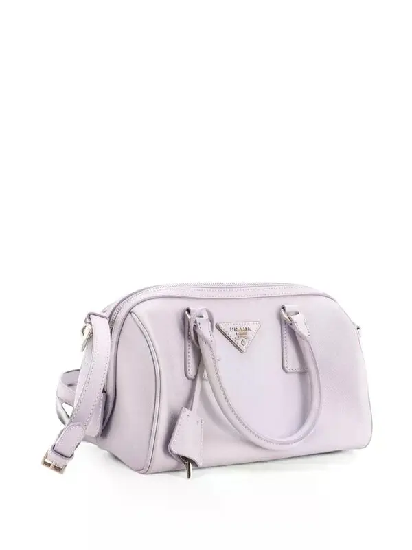 Prada Lux Convertible Boston Bag Saffiano Leather Small Handbag