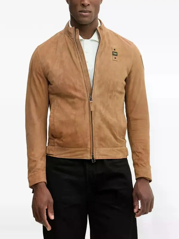 BLAUER. Cypherlis Suede Jacket