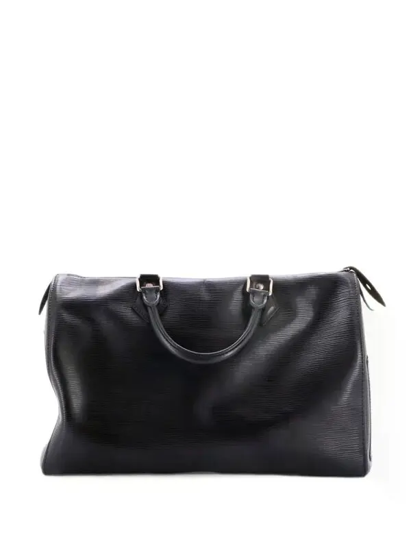 LOUIS VUITTON Speedy Handbag Epi Leather 35 Satchel