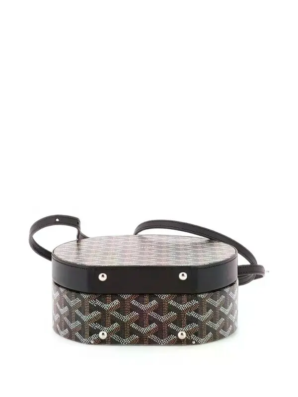 Goyard Alto Hatbox Bag Coated Canvas Satchel