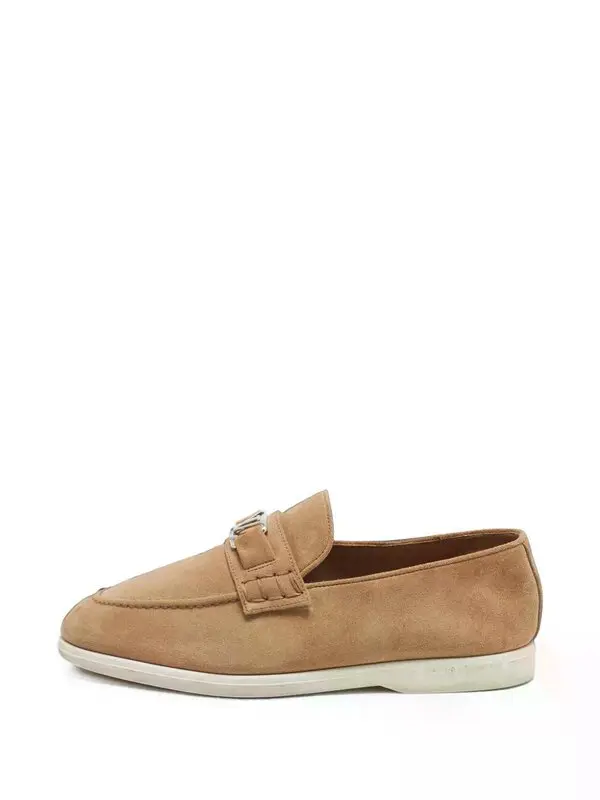 LOUIS VUITTON Suede Loafers - Brown