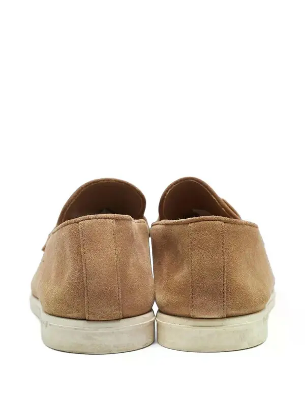 LOUIS VUITTON Suede Loafers - Brown