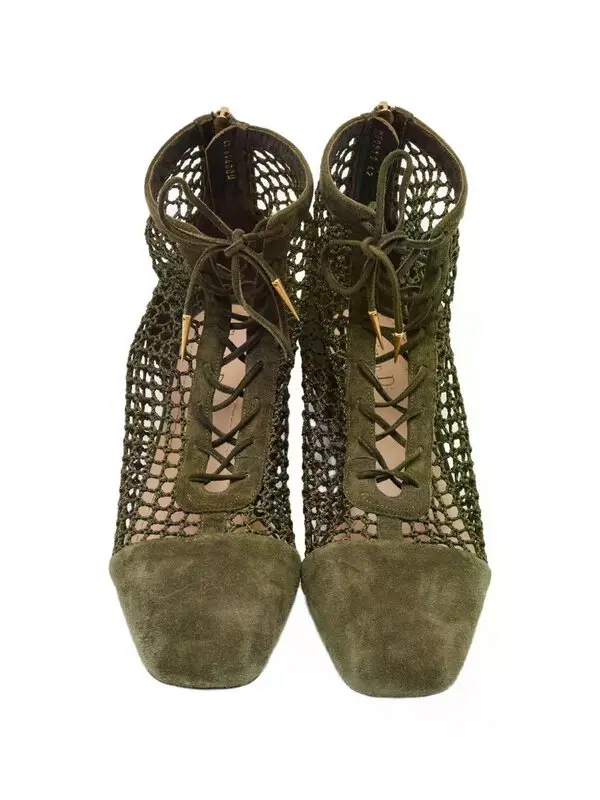 Dior Suede And Mesh Ankle Boots