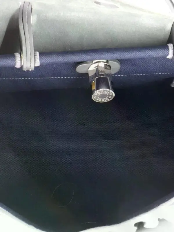 Hermès Herbag Zip Leather And Toile 31 Shoulder Bag