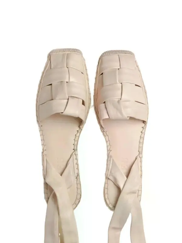 Hereu Bena Interwoven Leather Ballet Flats