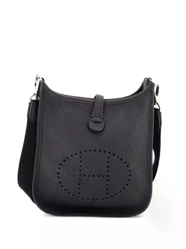 Hermès Evelyne Bag Gen Iii Clemence Tpm Crossbody Bag - Black