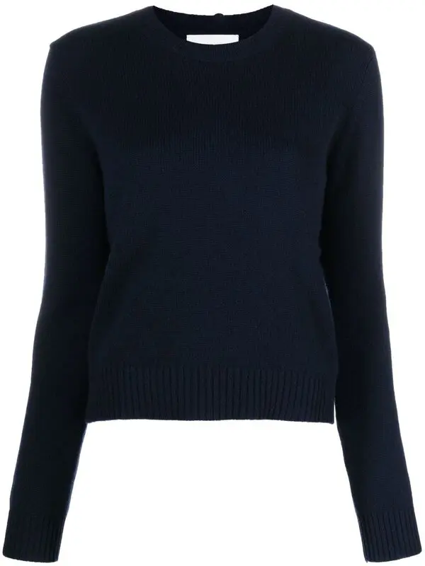 LISA YANG Mable Cashmere Crewneck Sweater - Blue