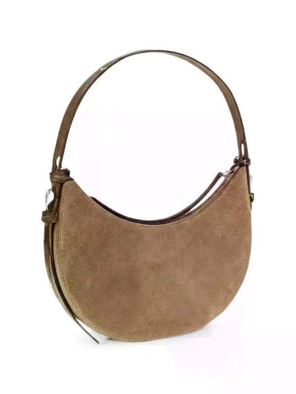 Tory Burch Romy Suede Half Moon Bag - Neutrals