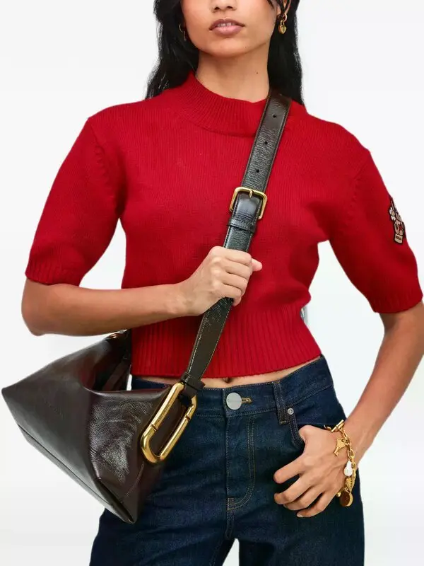 Marc Jacobs Scene Medium Shoulder Bag In Crinkle Leather