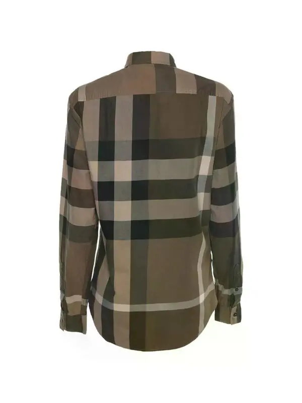 Burberry Checked Long-sleeve Shirt
