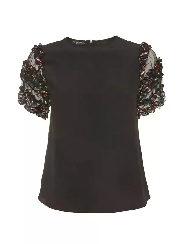 Emporio Armani Ruffle-trim Blouse