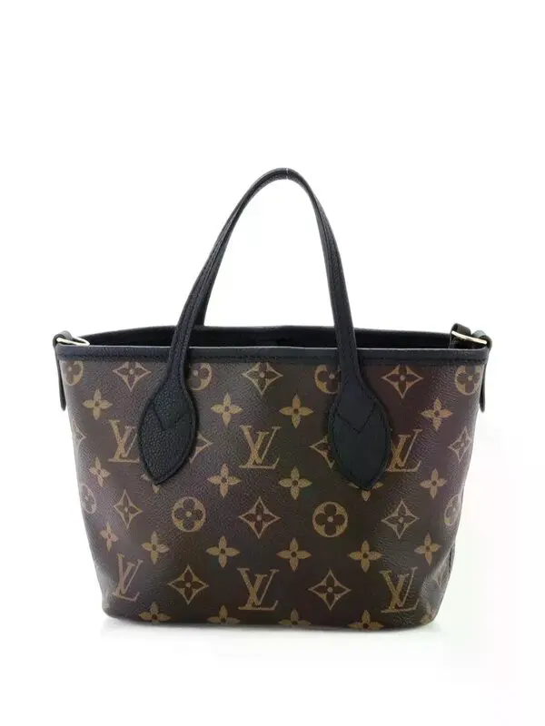 LOUIS VUITTON Neverfull Bandouliere Inside Out Monogram Canvas And Leather Bb Tote Bag