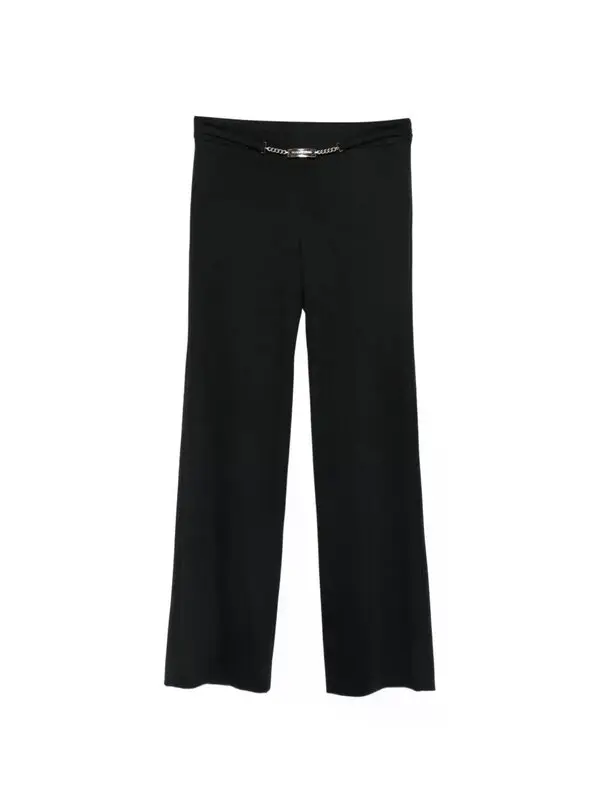 Dolce & Gabbana 2000s Logo-plaque Chain-link Trousers