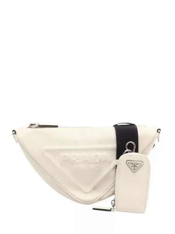 Prada 2013-2026 Glace Lux Triangle Crossbody Bag