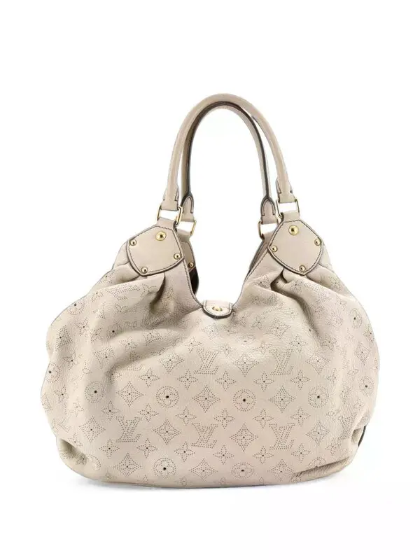 LOUIS VUITTON Xl Mahina Leather Hobo Bag