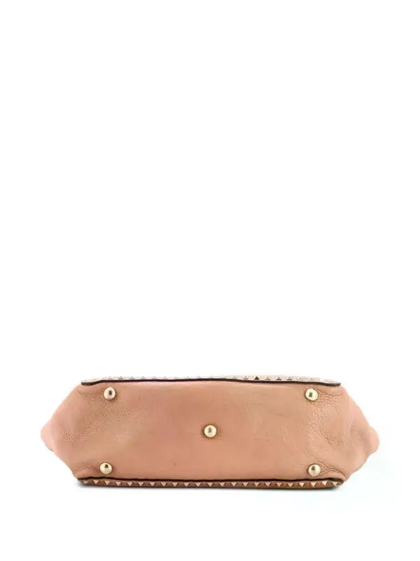 Valentino Garavani Rockstud Pebbled Leather Medium Tote Bag