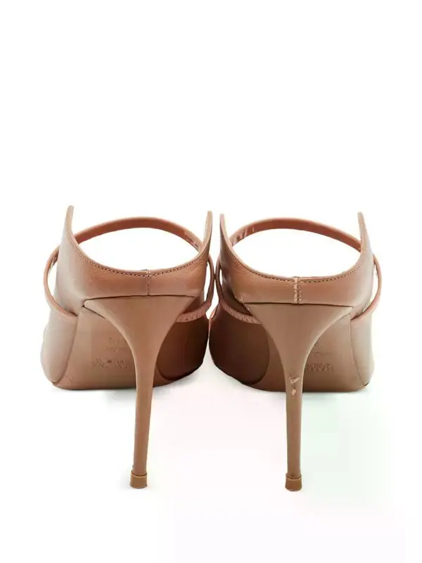 MALONE SOULIERS Patent-strap Sandals - Neutrals