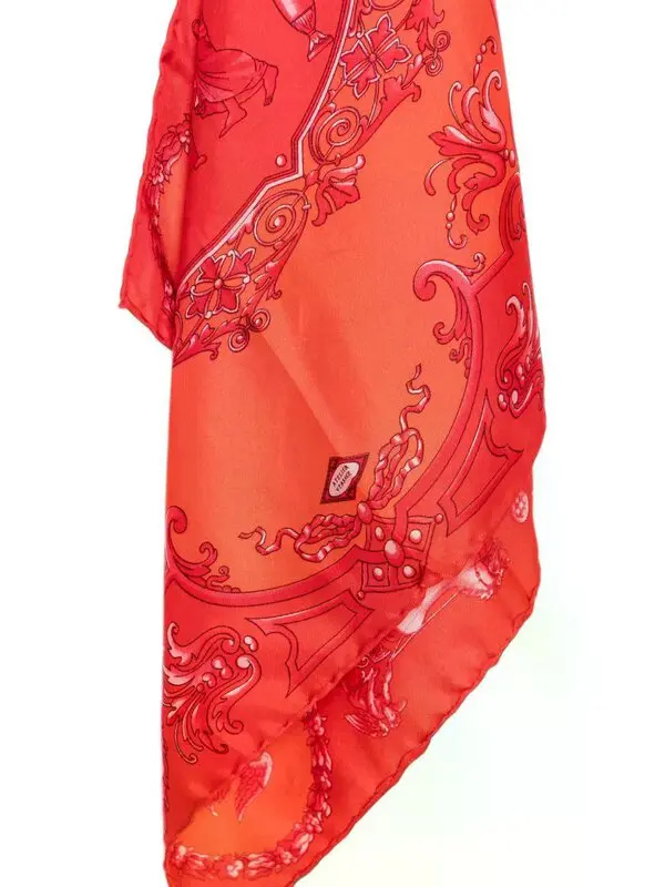Versace 1990s Baroque-print Handkerchief