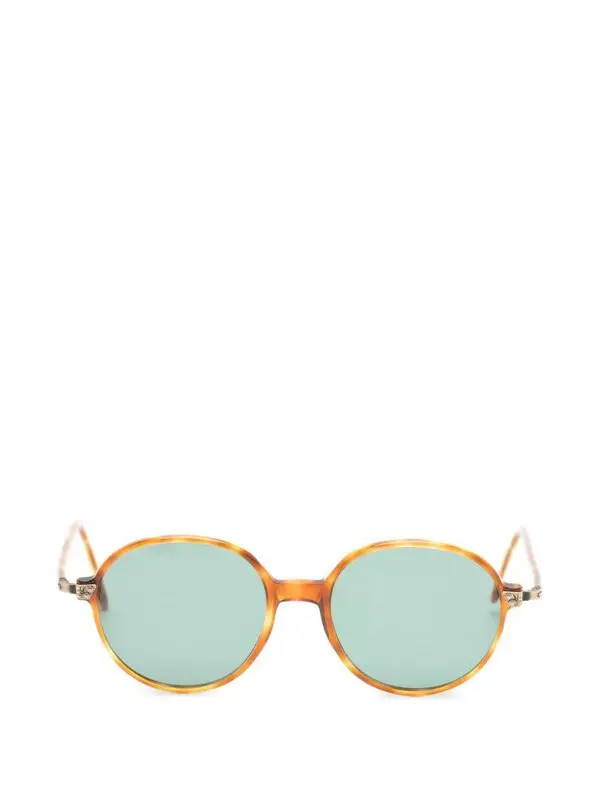 Giorgio Armani 1990s Round Sunglasses - Brown