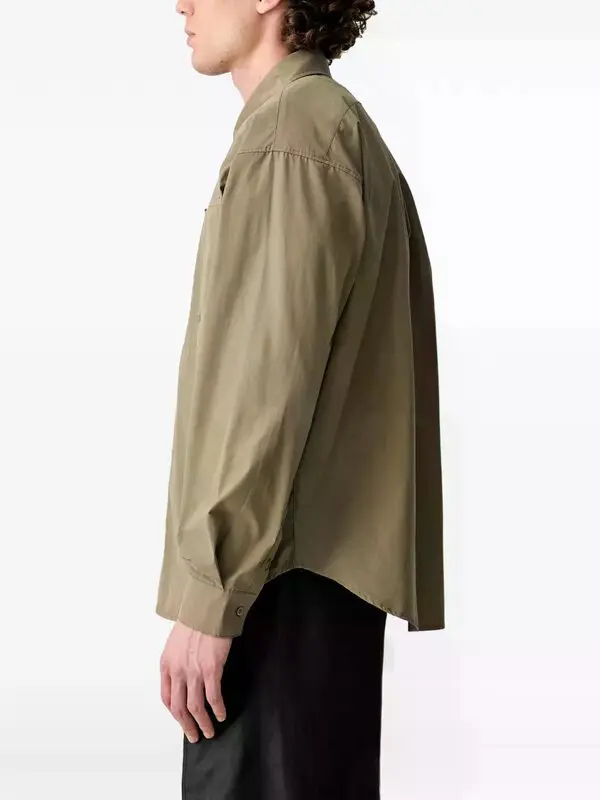Rains Light Logo-embroidered Shirt