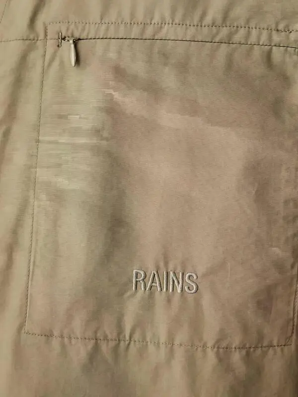 Rains Light Logo-embroidered Shirt