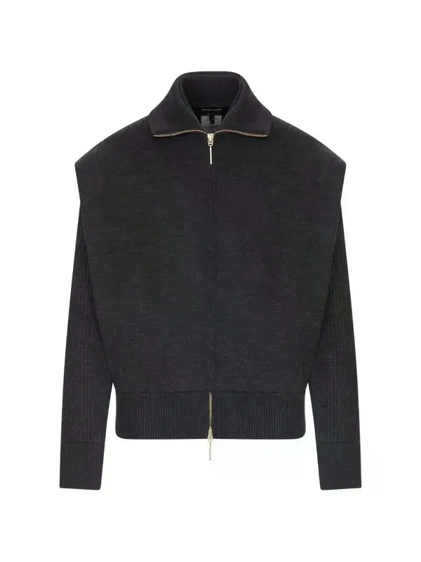 Giorgio Armani Wool Zip-up Jacket