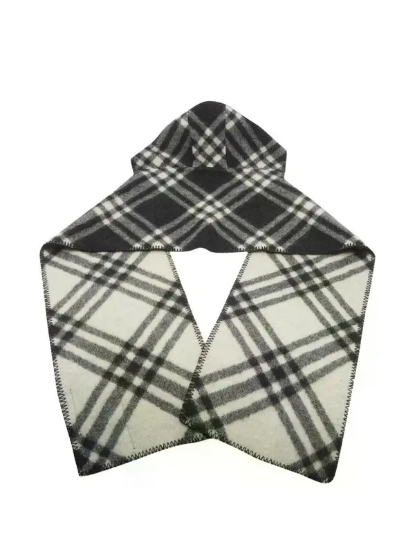 Burberry Check Hooded Scarf