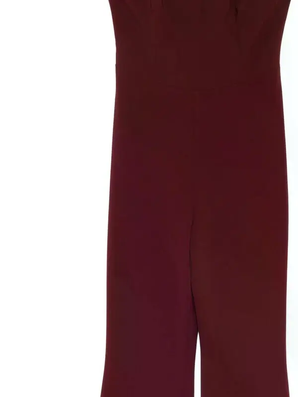 ISABEL SANCHIS Strapless Flared Jumpsuit