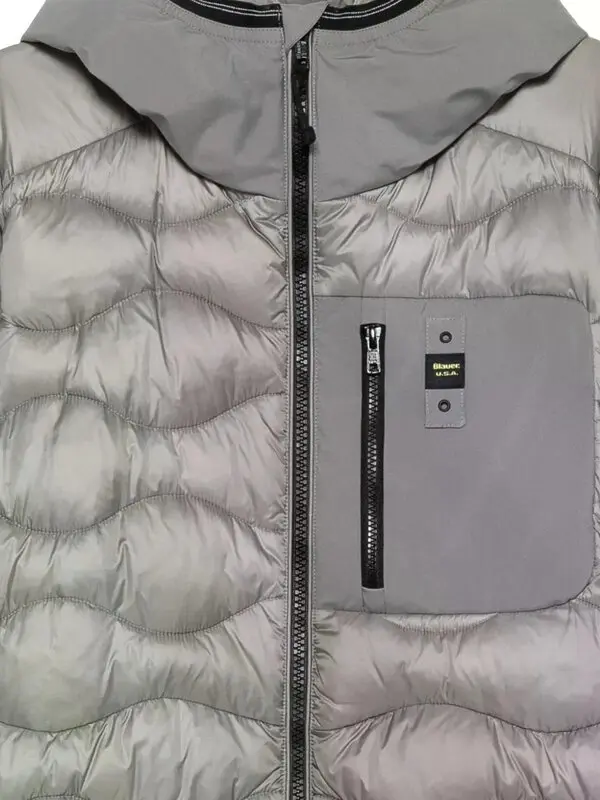 BLAUER. Quilted Hooded Jacket