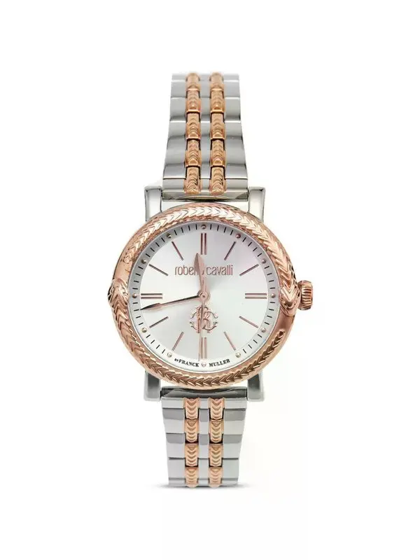 Roberto Cavalli X Franck Muller 30mm Watch - Silver