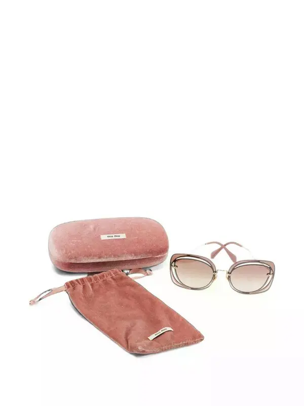 Miu Miu Smu 54s Cut-out Butterfly Sunglasses