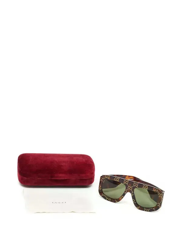 Gucci Monogram Shield Sunglasses