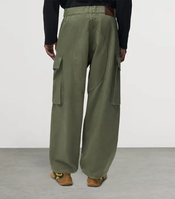 Loewe Cotton Tapered Cargo Trousers