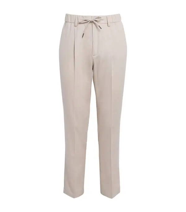 Herno Silk-cashmere Drawstring Trousers